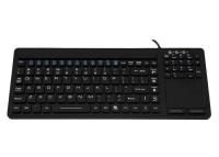 China Antibacterial Medical Waterproof Keyboard USB PS/2 Interface With Full Keys / Touchpad for sale