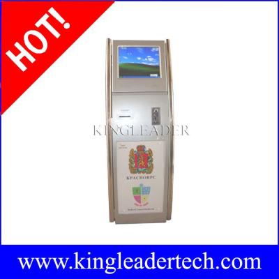 China Coin-operated ticketing  kiosk with SAW touchscreen custom kiosk design TSK8011 for sale