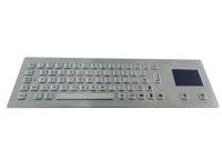 China FCC PS/2 SUS304 Industrial Keyboard With Touchpad for sale