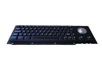 China SUS304 IP65 Industrial Keyboard With Trackball 20mA Wired Panel Mount for sale