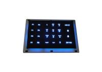 China Electroplated Black Industrial Numeric Keypad 6x4 Matrix Keys IP65 NEMA4X for sale