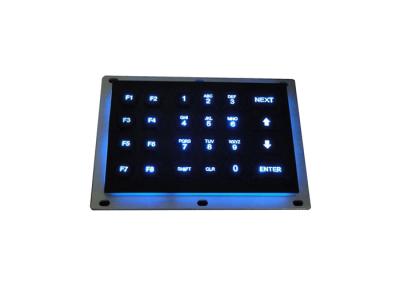 China Electroplated Black Industrial Numeric Keypad 6x4 Matrix Keys IP65 NEMA4X for sale