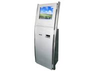China Standalone Information Touch Screen Kiosk 300nits With Two Handhold Poles for sale