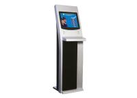 China 1024x768 Vandal Proof Floor Standing Touch Screen Kiosk SAW Touch With Metal Keyboard for sale