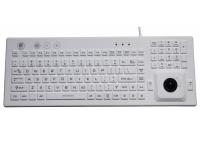 China IEC 60512-4 106 Keys Waterproof Mechanical Keyboard 100mA PS2 With Trackball for sale