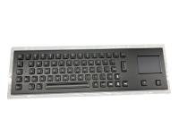 China 20mA Black Metal Keyboard 64 Keys Integrated Touchpad SS Electrophoretic for sale