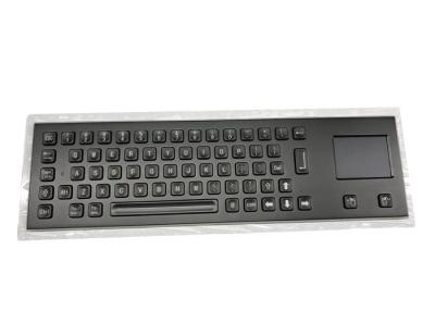 China 20mA Black Metal Keyboard 64 Keys Integrated Touchpad SS Electrophoretic for sale