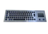 China Water Resist Illuminated Metal Keyboard Front Mounting EMC Emission for sale
