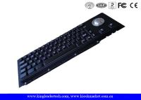 China Cherry Key Swithc Kiosk Black Metal Keyboard With Trackball In Good Tactile for sale