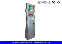 China Vandal Resistant Interactive Touch Screen Kiosk With Dual Screen Anti Glare for sale