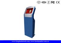 China Vandal-Proof Modern Design Freestanding Touch Screen Kiosk With SAW Touch for sale