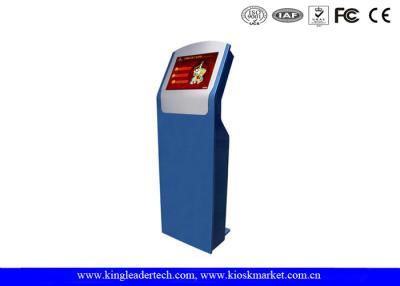 China Vandal-Proof Modern Design Freestanding Touch Screen Kiosk With SAW Touch for sale