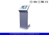China Super-Slim Free Standing Touch Screen Kiosk In Court House For Information Checking for sale