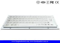 China Short Travel Keys Kiosk Stainless Steel Panel Mount Keyboard Rugged IP65 Rated for sale