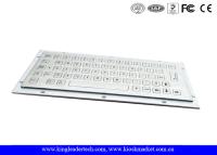 China 64 Keys Dust-Proof Industrial Mini Keyboard With Flat Keys Metal Dome Keys Switch for sale