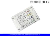 China Panel Mount Numeric Metal Keypad In 4 x 4 Matrix For Game Machine And Kiosk for sale