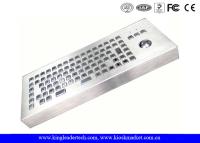 China Desktop Rugged Stainless Steel IP65 Rated Keyboard With 86 Full Travel Keys for sale