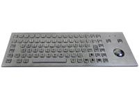 China Industrial Stainless Steel Panel Mount Keyboard for sale