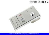 China Metal Kiosk Numeric Keypad 16 Flush Keys With Integrated Optical Trackball for sale