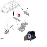 China Auto Parts ADML Internal Antenna For Peugeot 301 4008 5008 508 508L Citroen C3XR C4L C5 C6 DS5 OE 6160F4 for sale