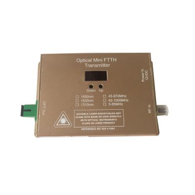 China Portable CATV Fiber Transmitter / Optical Node Transmitter 1550nm Easy To Maintain for sale
