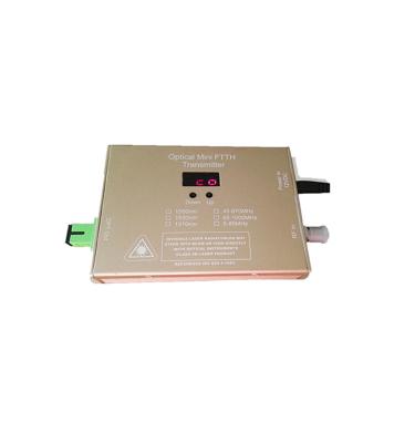 China 5-1000MHz Circuit CATV 1310nm Mini Optical Transmitter Low Working Temperature for sale