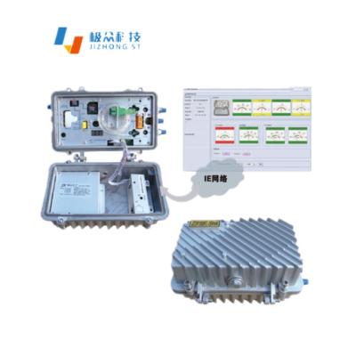 China FTTB CATV 2 Output DC Optical Node AGC -8~+2dBm 104dBuV 250x170x110mm for sale
