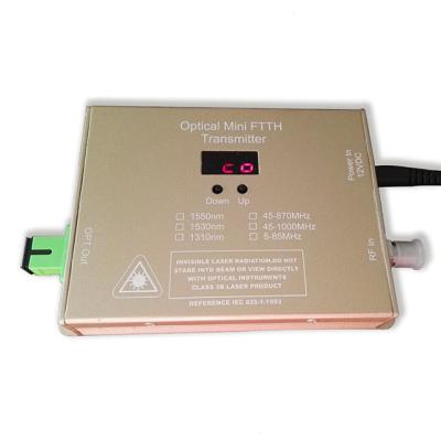 China Compact Structure 1310/1550nm Fiber Optic Transmitter DFB Coaxial Laser Type for sale