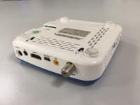 China Blue DVBC Full HD TV Set Top Box H.264 H.263 Digital Cable Receiver 1080p 256QAM for sale