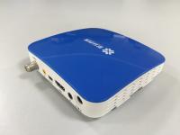 China Blue DVBC Full HD TV Set Top Box H.264 H.263 Digital Cable Receiver 1080p 256QAM for sale