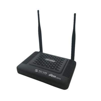 China Soc Chipest FTTH ONU 1GE 3FE WiFi CATV GPON EPON ONT DC 12V Power for sale