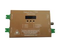 China 1310nm Mini FTTH Optical Transmitter 2 Optical Output 1 RF Input DC12V for sale