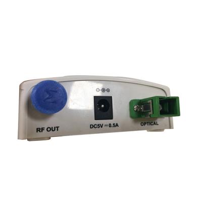 China Indoor FTTH Active Micro Fiber Optic Node 5V DC Power Adapter 47-1000MHz HFC Network for sale