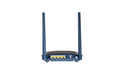 China GPON EPON ONT 4 Port WiFi VoIP FTTH Fiber Optic Modem 300Mbps 12V for sale