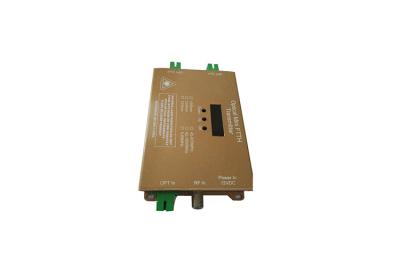 China HFC Network FTTH MINI Optical Transmitter Repeater With AGC MGC 140*90*26mm for sale
