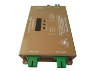 China FTTH CATV Fiber Transmitter 1550nm 2 Output 10mW 12V Mini Optical Laser Transmitter for sale