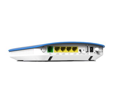 China GPON ONT 1GE 3FE VOICE WIFI FTTH ONU 2.4G 300Mbps Plastic Shell Similar Huawei HG8546M for sale