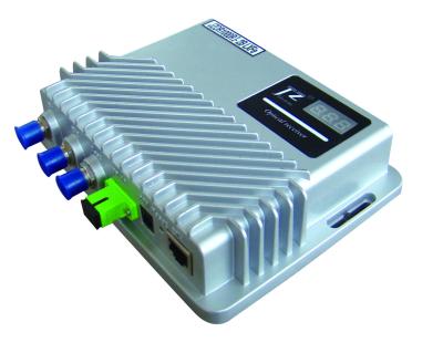 China Fiber Optic Device HFC Line FTTB Optical Node Two Way 104dBuV Optical Receiver With AGC for sale