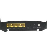 China 4 Ports GPON ONT FTTH Fiber Optic Network 4FE ONU with WiFi VoIP USB Home Gateway 300Mbps for sale