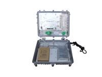 China GPON 8 Port OLT Optical Line Terminal with Integrated EDFA 16dBm Outdoor IP67 for sale
