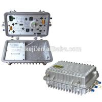 China 1200-1600nm Outdoor Optical Node 2 Way CATV Receiver with AGC 5-1000MHz for sale