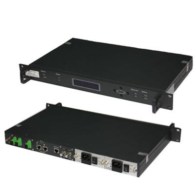 China Indoor 4-10mW 1550nm CATV Optical Transmitter Dual Power High Reliability for sale