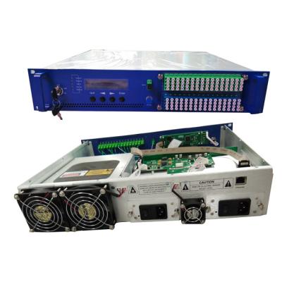 China GPON CATV High Power EDFA Amplifier 64 Ports 1550nm Dual Power Supply for sale