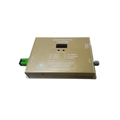 China 1550nm CATV Optical Transmitter 1310nm 10MW Mini TV Transmitter DFB Laser 47-1000MHz for sale