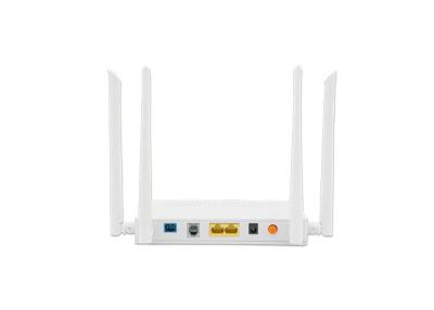 China English Firmware 2GE POTS WiFi XPON ONT 4T4R Dual Band 2.4G/5G External Antennas for sale