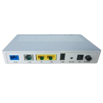 China GPON FTTH ONU 1GE 1FE 1POTS 300Mbps WiFi CATV Compatible with ZTE Huawei for sale