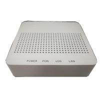 China GPON ONT Mini 1GE WiFi EPON VOIP ONU FTTH Modem OEM ODM White Color 12V 0.5A for sale
