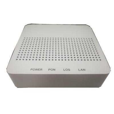 China GPON ONT Mini 1GE WiFi EPON VOIP ONU FTTH Modem OEM ODM White Color 12V 0.5A for sale