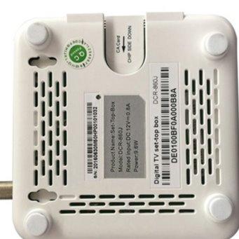 China DVB-C Digital HD Cable Set Top Box 1080p MPEG-2 12V 0.8A QAM 256 for sale
