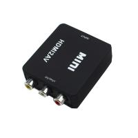 China White/Black Plastic Cover MiNi HDMI To RCA Converter for sale
